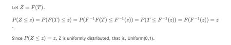 a simple proof that the p value distribution is uniform when the null