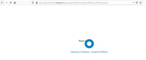 SSO Using OKTA SAML In Anypoint Platform Identity Management