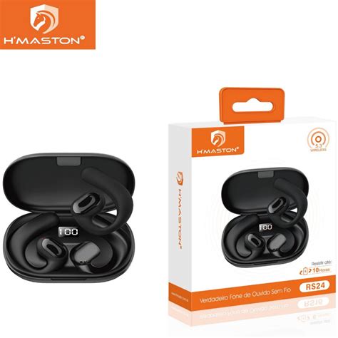 Fone De Ouvido Bluetooth Sem Fio Indu O Tela Digital Marca H Maston Rs Shopee Brasil