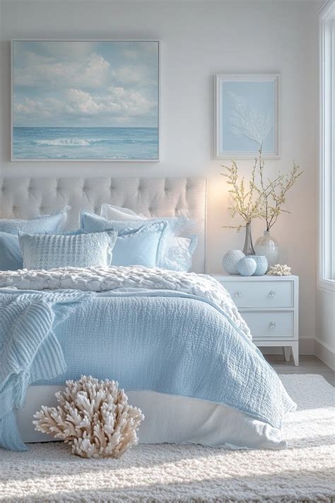 29 Beachy Room Inspo Ideas For A Relaxed Coastal Vibe Courtneys World In 2025 Blue Bedroom