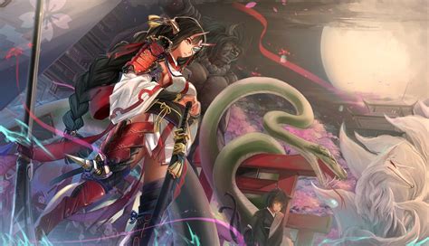 Samurai Girl 4k Wallpapers Wallpaper Cave