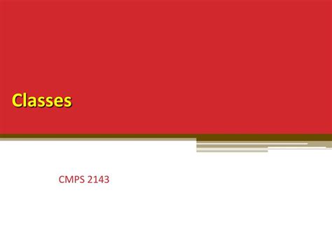 Ppt Classes Powerpoint Presentation Free Download Id1864494 Ppt Classes Powerpoint Presentation Free Download Id1864494