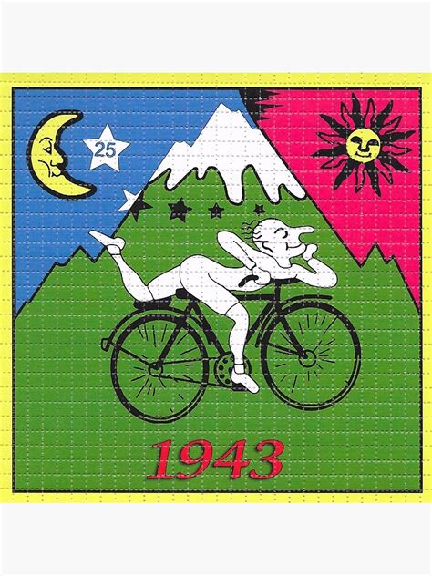 Lsd Albert Hofmann Bicycle Day Premium Matte Vertical Poster Sold