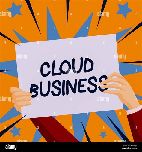 Hand Writing Sign Cloud Business Business Overview Computing That Relies On Shared Computing