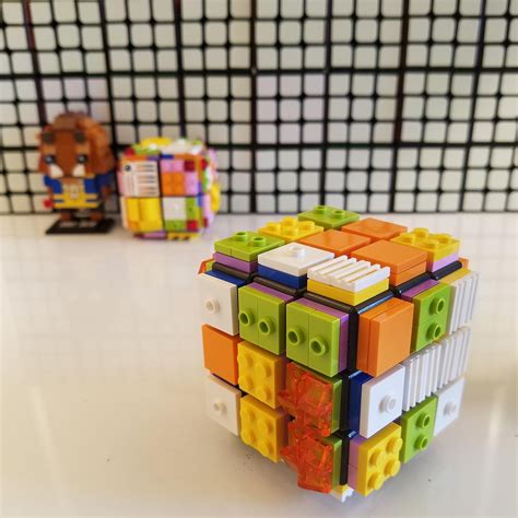 Using LEGO Bricks To Build A Custom Rubik S Cube For The Blind X Scrolller