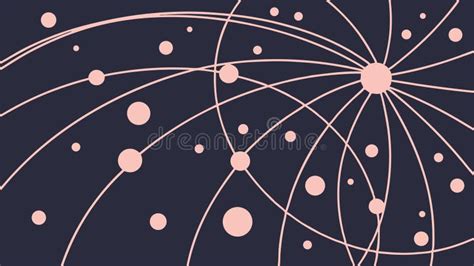 Abstract Grid Network Symbolizing Connectivity And Data Flow Vector