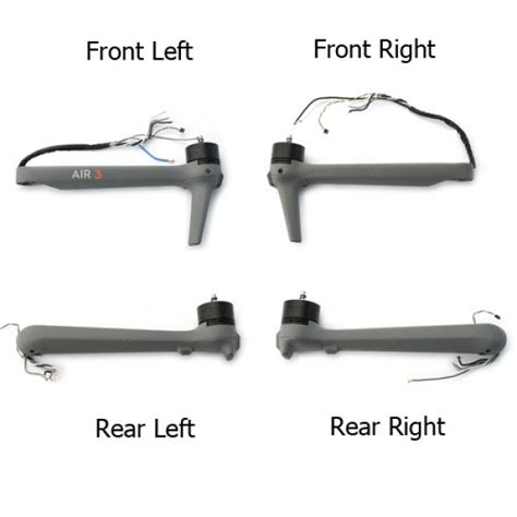 Dji Air 3 Arm With Motor Replacement Dronetech Co