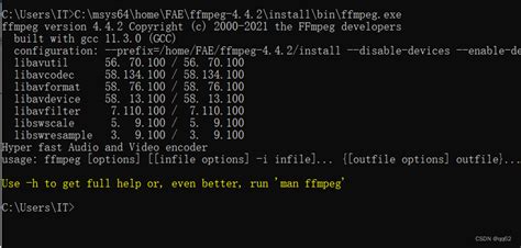 Window下编译ffmpegffmpeg可以在windows上编译吗 Csdn博客
