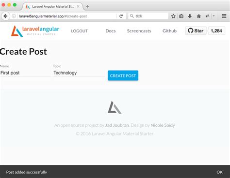 Laravel Angular Material Starter Api認証周りの構成についてのメモ Hrendohs Tech Memo