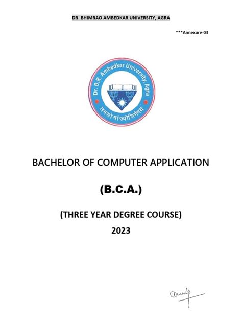 2023 Bca Pdf Relational Database Relational Model