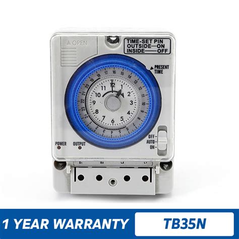 Electrical Mechanical Timer Switch Mechanical Timer 24 Hours Time Switch Analog Dial Timers Rail