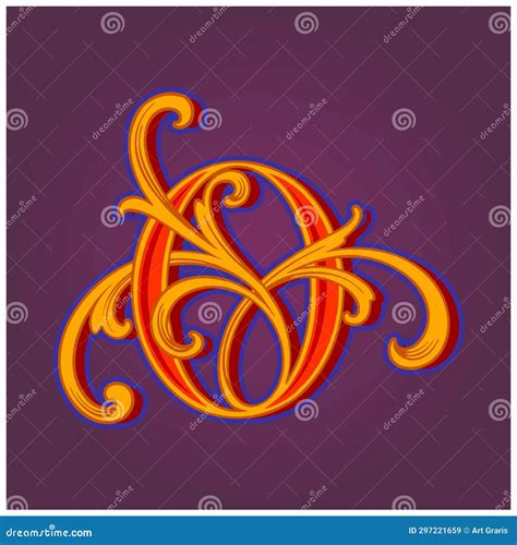 Beauty Classic Letter E Flourish Monogram Logo Outline Vector
