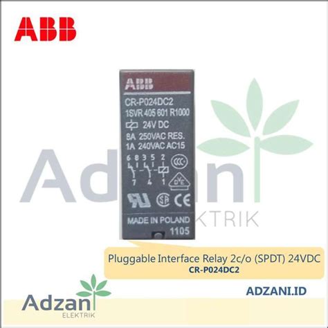 Jual [abb] Cr P024dc2 Pluggable Relay 2 C O 24vdc 1svr405601r1000 Di Seller Adzani Elektrik