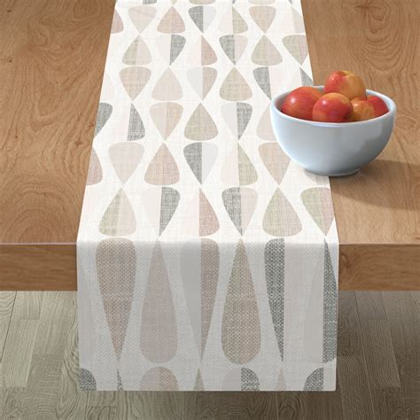 Mid Century Modern Scale Neutral Table Runner Shutterfly