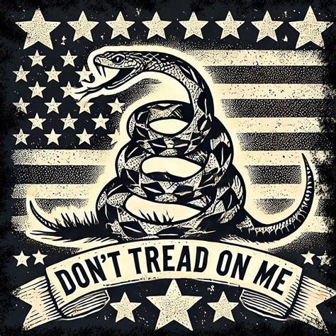 Dont Tread On Me Png American Flag Sublimation Patriotic Digital Download Etsy