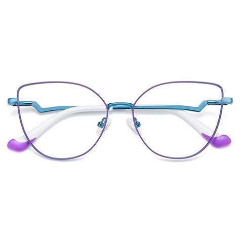 Hotony Unisex Full Rim Cat Eye Alloy Frame Eyeglasses 3043 Fuzweb