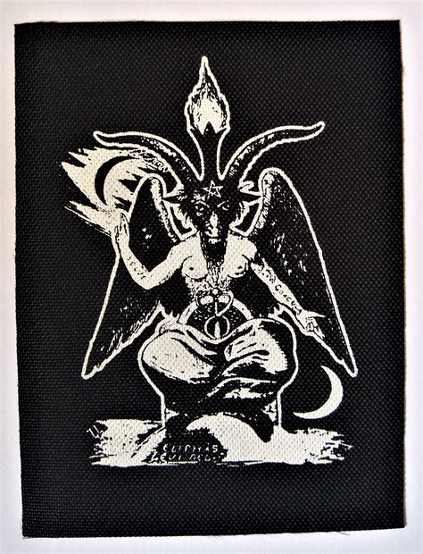 Buy Baphomet Patch Demonic Pentagram Devil Demon Dragon Evil Goat