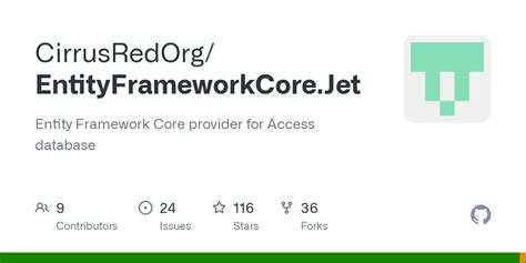 releases · cirrusredorg entityframeworkcore jet · github