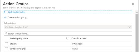 Create Metric Alert Rules In Container Insights Preview Azure