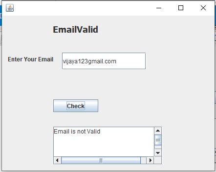 How To Validate An Email Address In Java
