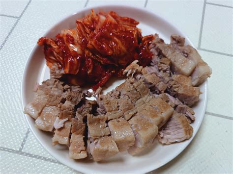 삼겹살수육 만들기 돼지고기수육 레시피