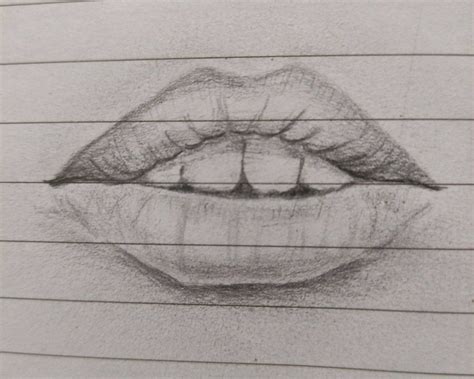 Образец как рисовать губы 81 фото