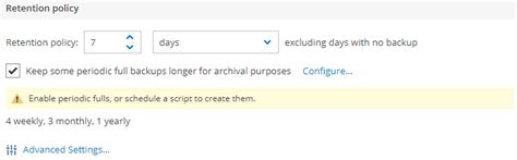 Configurer Une Rétention De Backup Dans Un Job Veeam Vspc — Ikoula Wiki