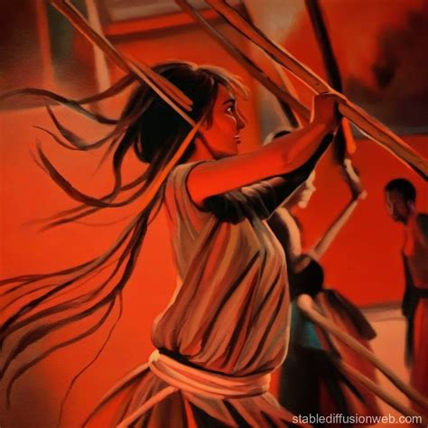 Stick Dance Movement Stable Diffusion Online