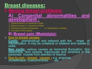 Breast And Its Problems And Treatment Made By Sonal Patel Ppt