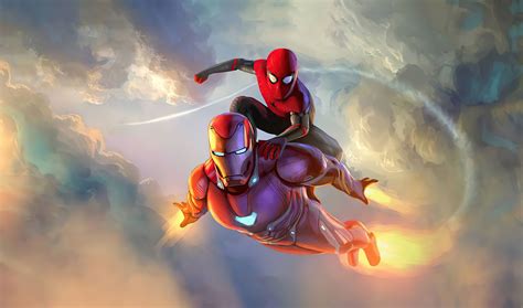 Iron Man And Spider Man 4k Wallpapers Wallpaper Cave