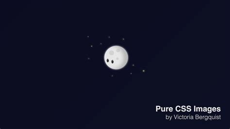 full moon pure css speed art youtube