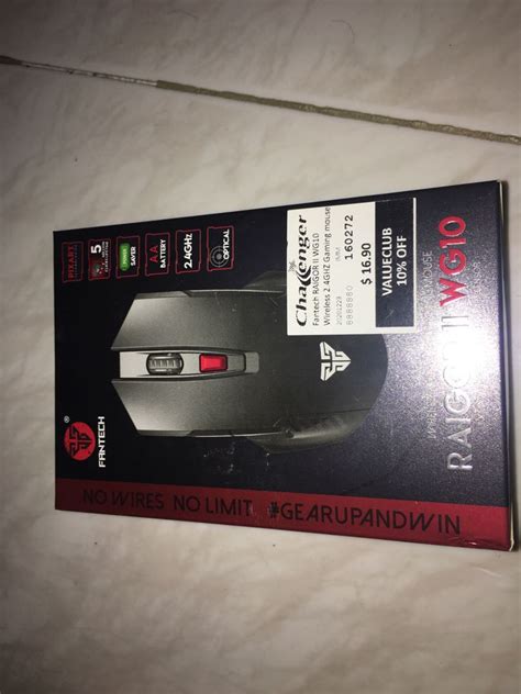 Fantech Mouse Computers And Tech Parts And Accessories Mouse And Mousepads On Carousell