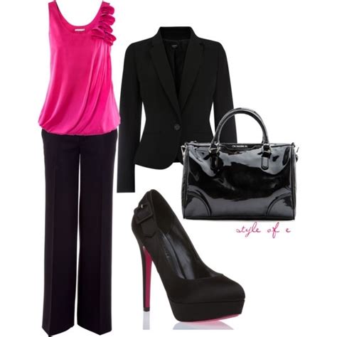 Always Loved Hot Pink And Black You Cant Go Wrong There Fashion