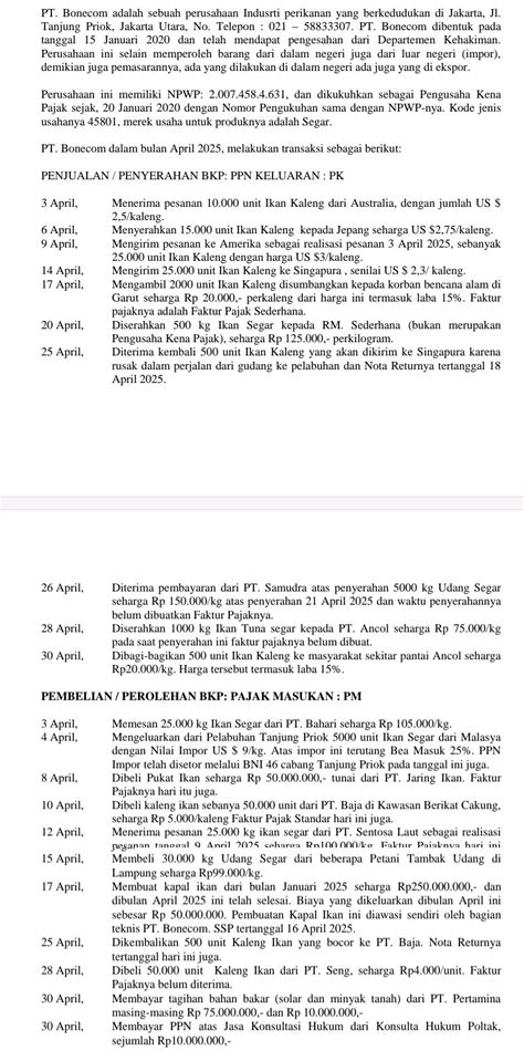 Pt Bonecom Adalah Sebuah Perusahaan Studyx