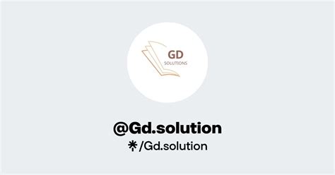 Gdsolution Instagram Tiktok Linktree