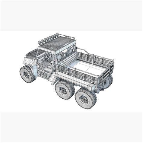 Utv Utility Terrain Vehicle 3d Model Download Atv On