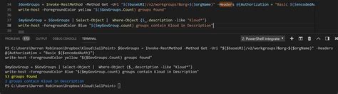 Managing Sailpoint Identitynow Governance Groups Via The Api With Powershell Darrenjrobinson