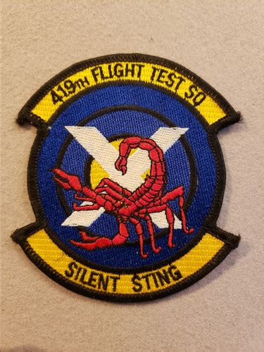 419th Flight Test Squadron Patch Bunkermilitary