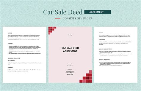 Free Editable Deed Templates In Microsoft Word To Download