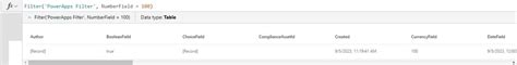 Using Powerapps Filter Function For All Sharepoint List Columns