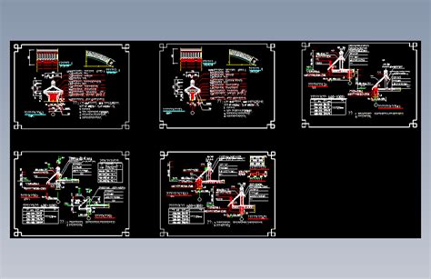 H229仿古建筑中式围墙马头墙院墙古建筑帽檐墙帽女儿墙cad施工图 Autocad 2004 模型图纸下载 懒石网