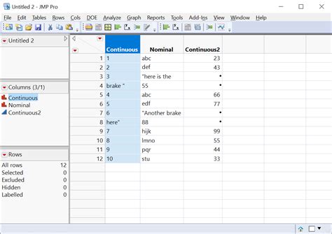 Solved Importing From Excel With A New Line In A Cell Jmp User Community