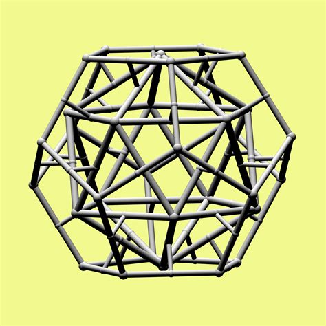 Stl File Icosahedron In Dodecahedron Dual・model To Download And 3d