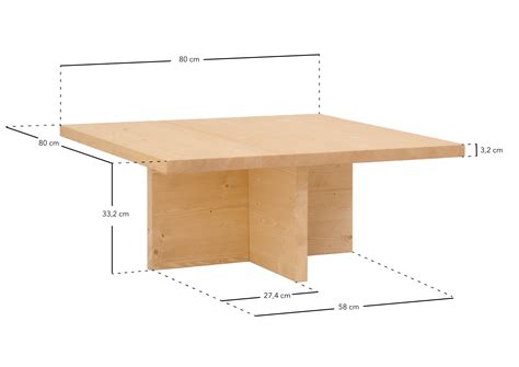 Table Basse Tena Noyer Decowood