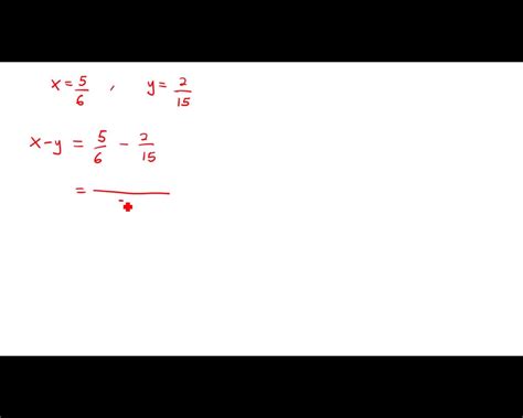 Evaluate The Variable Expression X Y For The Given Values Of X And Y X