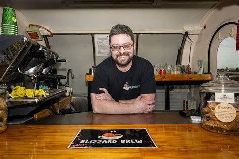 Barista Daniel Roberts Returns With Blizzard Brew Coffee Van The Advocate Burnie Tas