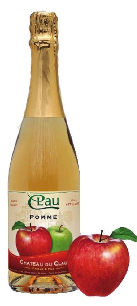 Château Du Clau Sans Alcool Pétillant De Pomme Aoc Vin Fronton