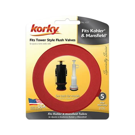 Korky Fits Kohler Class 5 6 And Mansfield Flush Valve Seal Kit Long