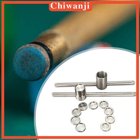 เท่าไหร่ Cue Tip Press Cue Tip Shaping Tool Cues Tip Shaper สแตนเลส