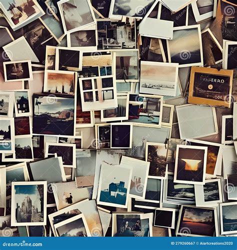 1074 Retro Polaroid Photos A Retro And Vintage Inspired Background